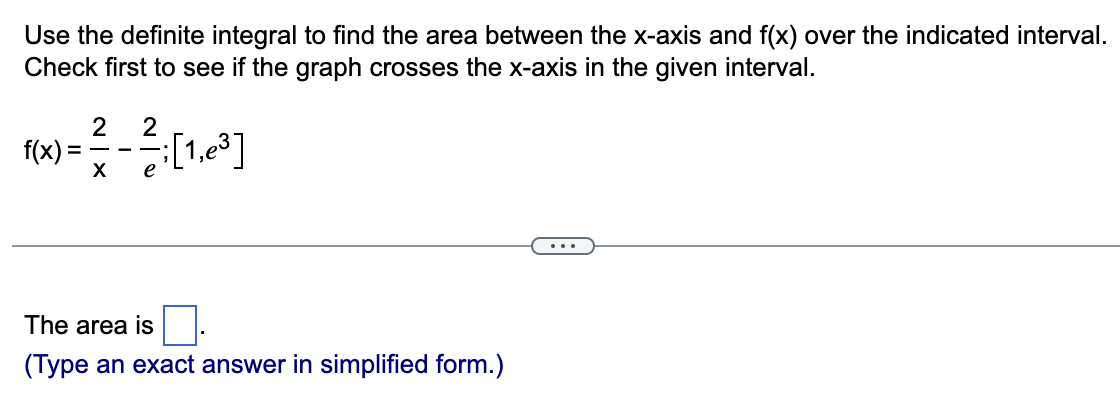 Solved Use the definite integral to find the area between | Chegg.com