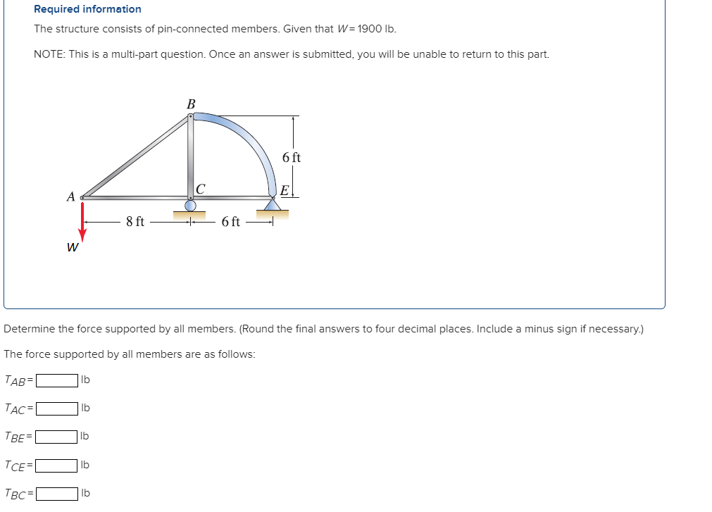 Solved Required information The structure consists of | Chegg.com