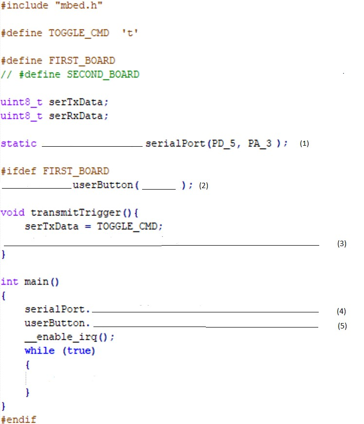 Solved #include "mbed.h"#define TOGGLE_CMD ' t '#define | Chegg.com