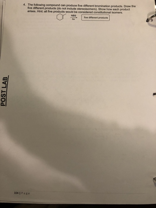 Solved Post Lab Questions: 1. Draw the structure of AIBN. | Chegg.com