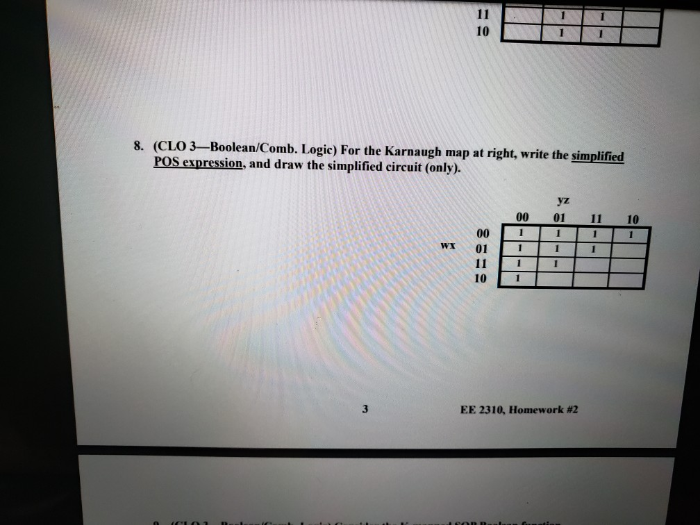 Solved 6. (CLO 3—Boolean/Comb. Logic) An SOP logic function | Chegg.com
