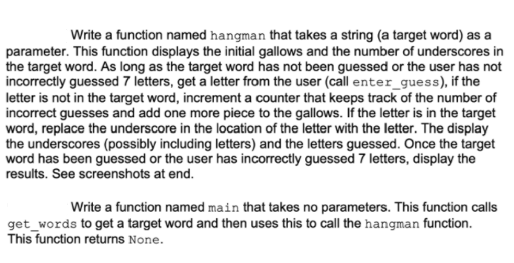Solved In Python Im Building A Hangman Game And Im Stuck 4983