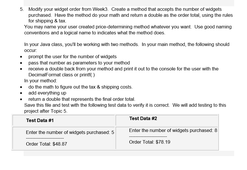 Solved Java Program And J unit test. Both required. Share | Chegg.com