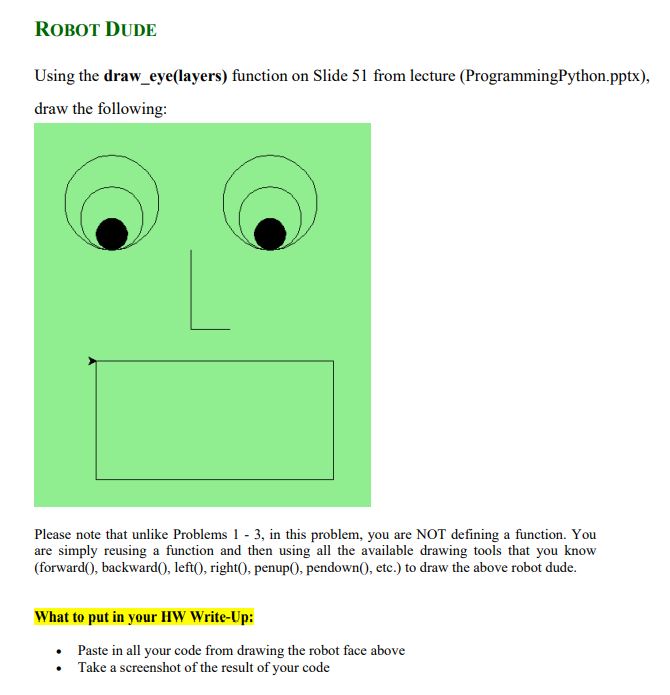Solved use python and write code. slide mentioned in the | Chegg.com