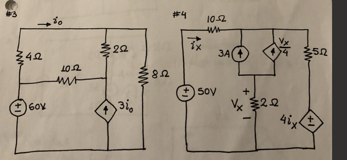 Solved 3) USING MESH ANALYSIS FIND 20∘ USING MESH ANALYSIS | Chegg.com