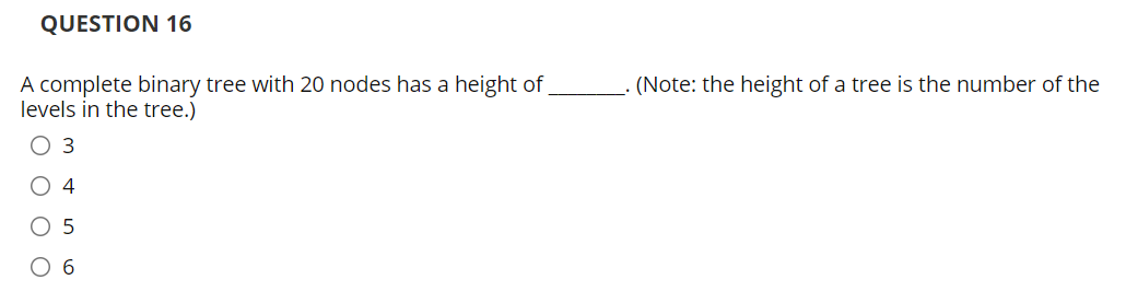 Solved QUESTION 15 the left and right subtrees of any node | Chegg.com