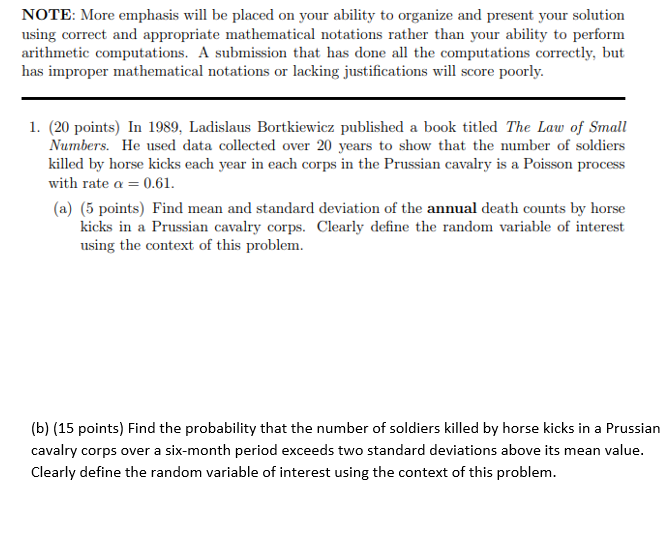 Solved NOTE: More emphasis will be placed on your ability to | Chegg.com