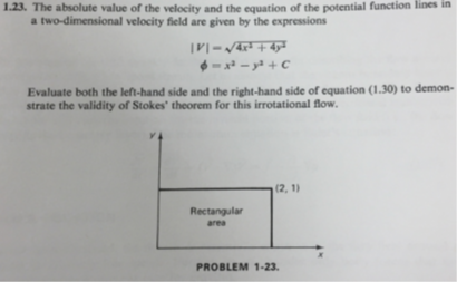 Solved 1.23. The absolute value of the velocity and the | Chegg.com