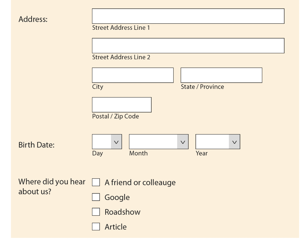 Solved Registration Complete the form below to sign up for | Chegg.com
