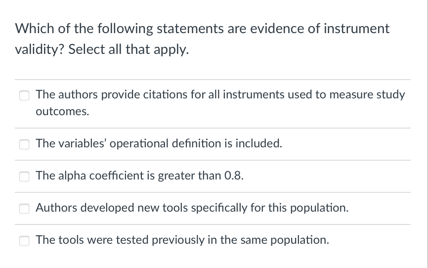Which of the following statements are evidence of | Chegg.com
