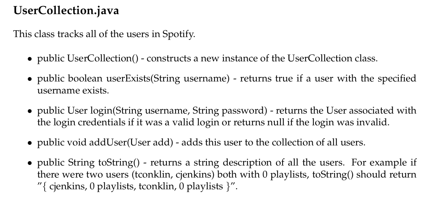 Solved Song.java This class collects methods/data for a | Chegg.com