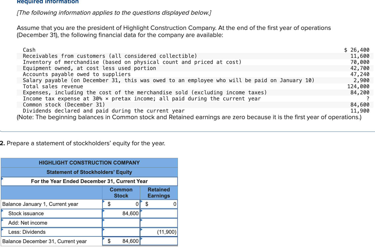 Solved Assume that you are the president of Highlight | Chegg.com
