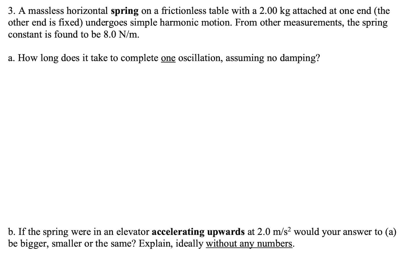Solved My answer to part a was 3.1 seconds, but I'm having | Chegg.com