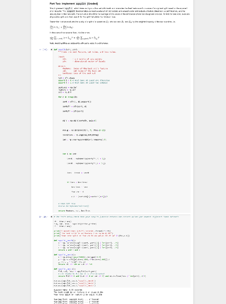 Implementing CART Getting Started Before you get | Chegg.com