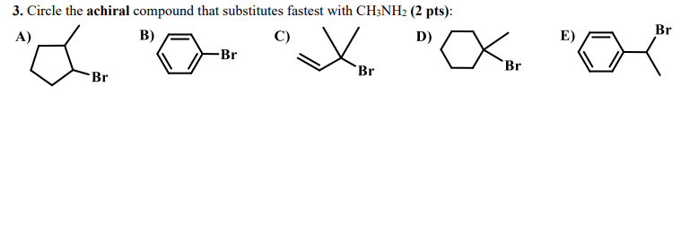 Solved B) C) D) E | Chegg.com