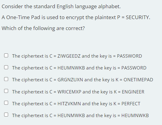 Solved Consider the standard English language alphabet. A | Chegg.com