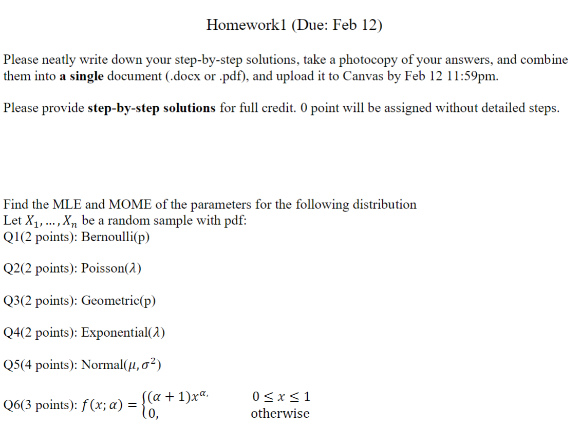 Solved Please neatly write down your step-by-step solutions, | Chegg.com