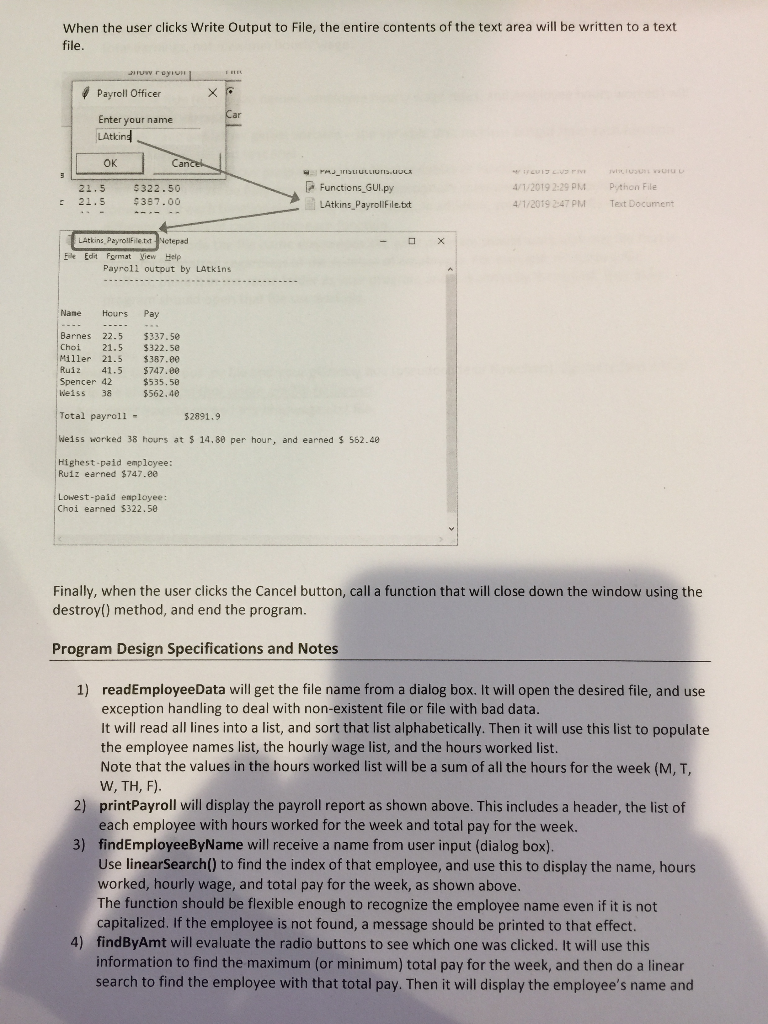 Solved E CIS 221 PAS -Employee Payroll Summary For this | Chegg.com