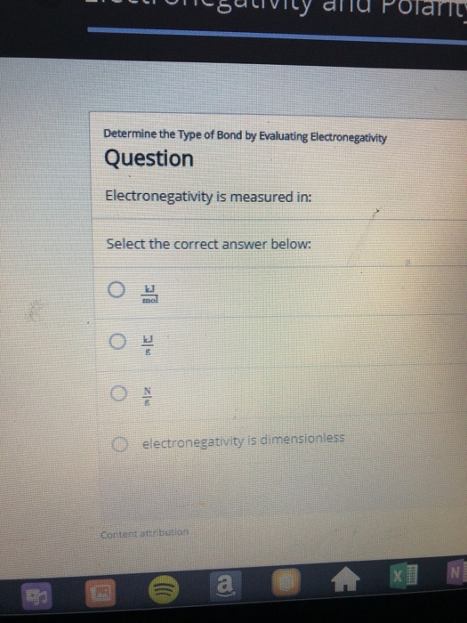 Solved Determine the Type of Bond by Evaluating | Chegg.com
