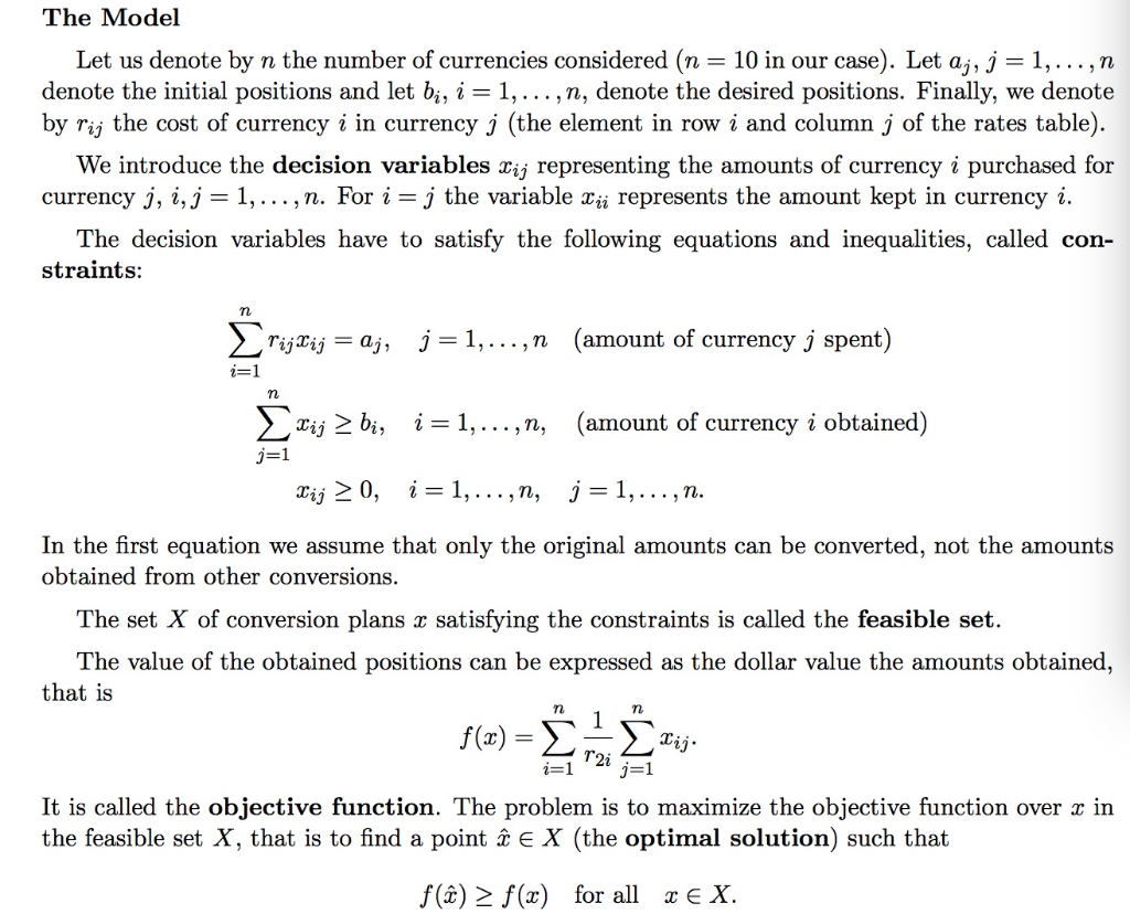 Currency Conversion The Problem We have currently | Chegg.com
