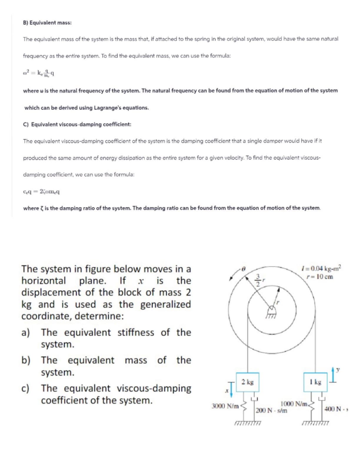 FROM THOSE SUBSECTIONS (B AND C) ﻿GIVE ME THE | Chegg.com