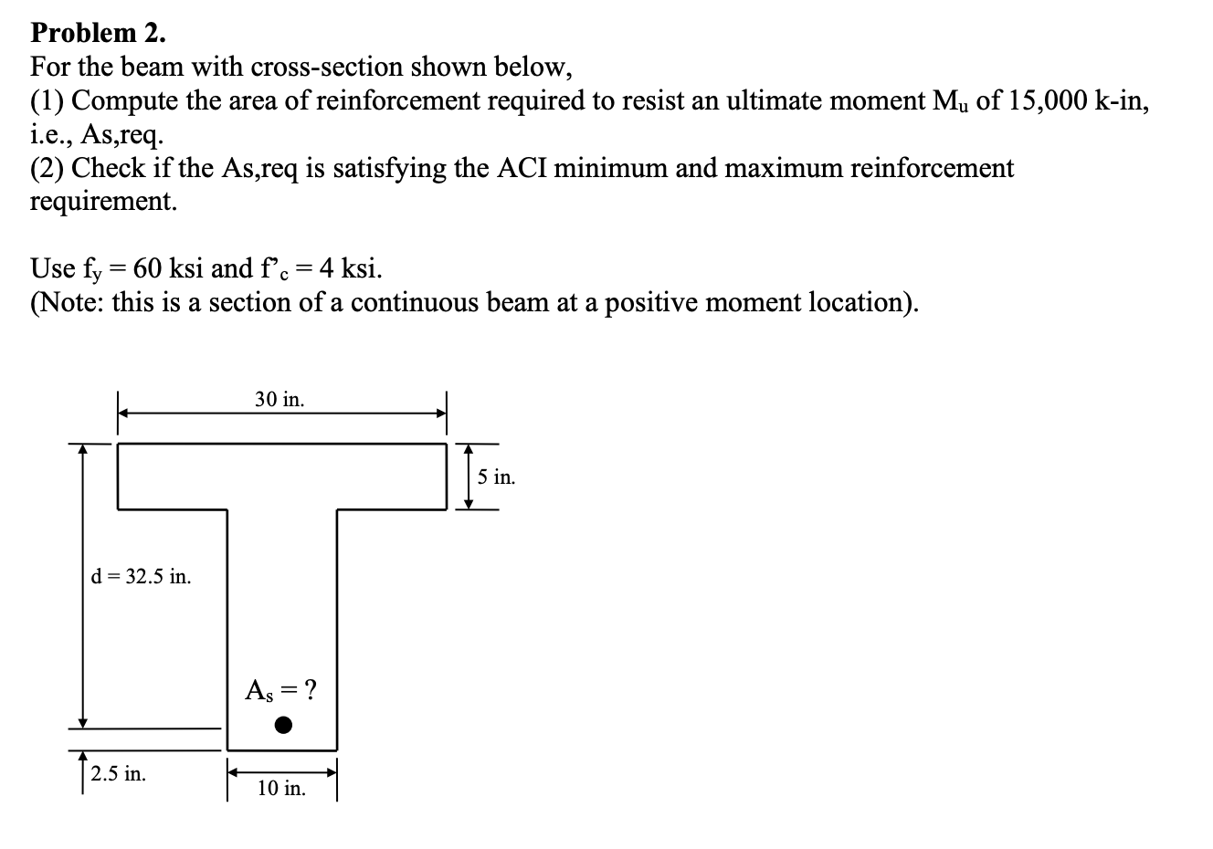 Solved ASTM STANDARD REINFORCING BARS Nominal diameter, in. | Chegg.com