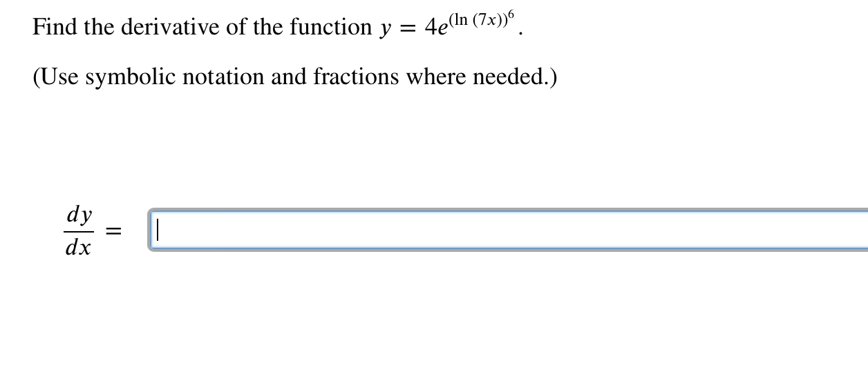 Solved Find the derivative of the function | Chegg.com