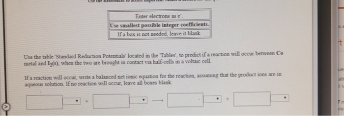 Solved Enter electrons ase Use smallest possible integer | Chegg.com