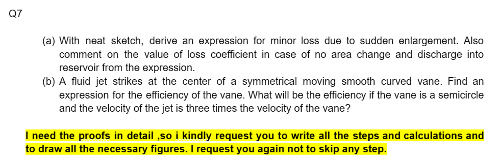 Solved Q7(a) ﻿With neat sketch, derive an expression for | Chegg.com