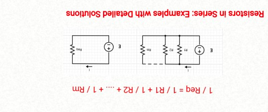 Solved 1/ Req = 1/R1+1/R2 + ... + 1/Rm Resistors in Series: | Chegg.com