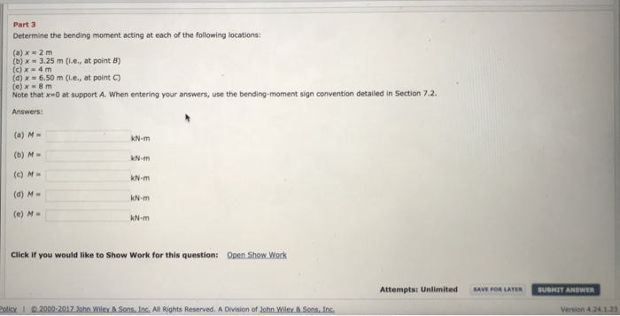 Solved P7.007 GO Multipart Part 1 For the simply supported | Chegg.com