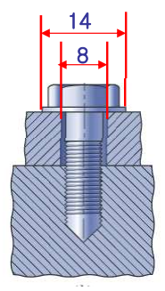 Solved The figure below shows a triangular bolt with a | Chegg.com