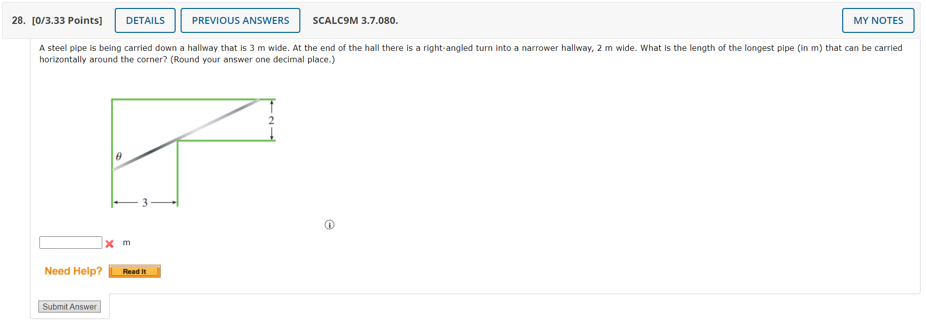 Solved 28. [0/3.33 Points] DETAILS PREVIOUS ANSWERS SCALC9M | Chegg.com