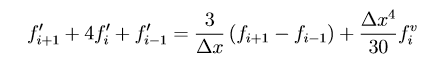 Code the Pade approximations for the ﬁrst derivative | Chegg.com