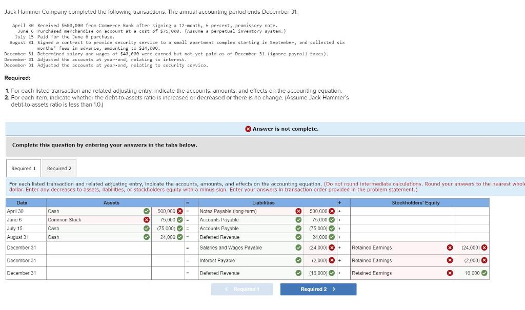 solved-jack-hammer-company-completed-the-following-chegg