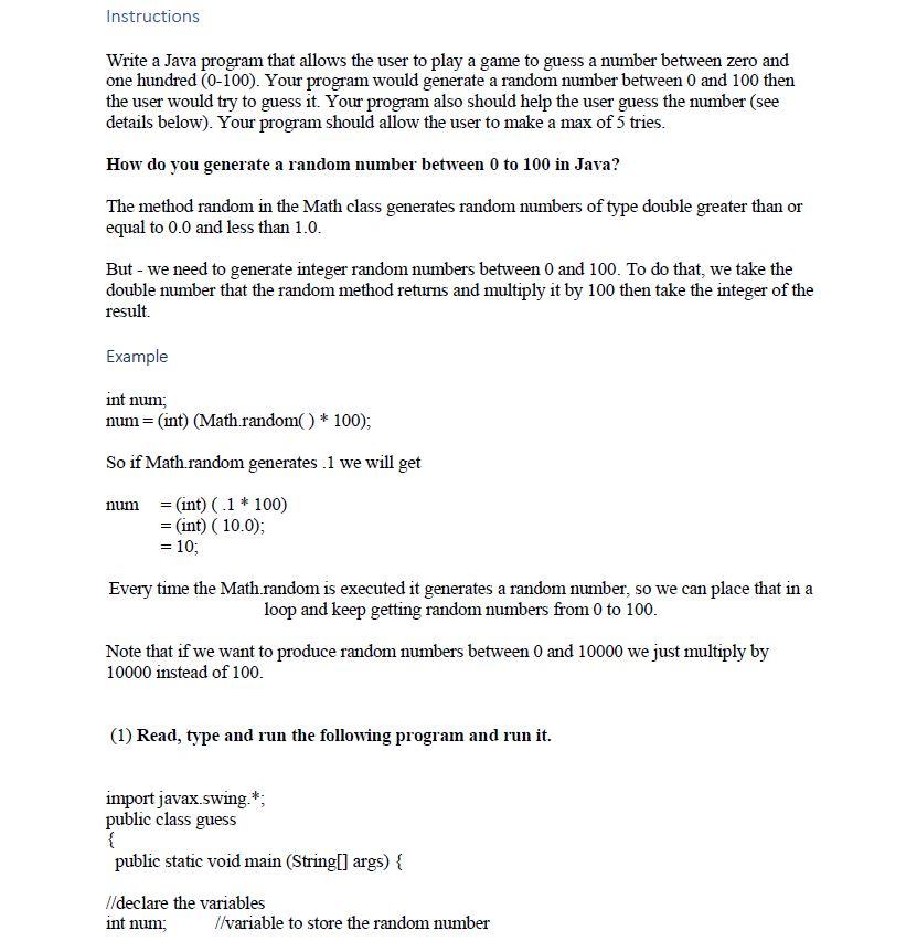 Solved Please write a JAVA program that allows the user to | Chegg.com