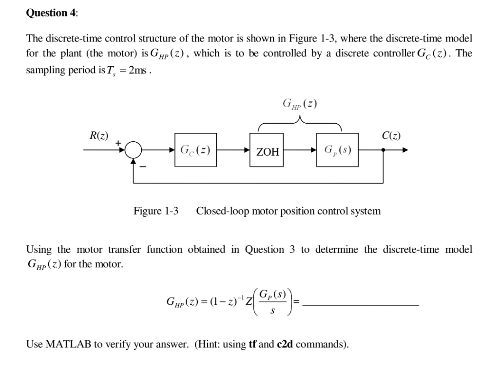 Solved PART 1: The mathematical model of DC motor position | Chegg.com Solved PART 1: The mathematical model of DC motor position | Chegg.com