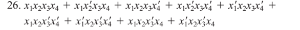 Solved In Exercises 25–28, use the Quine–McCluskey procedure | Chegg.com