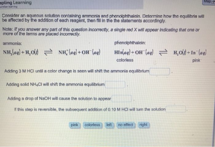 Solved pling Learning Consider an aqueous solution | Chegg.com