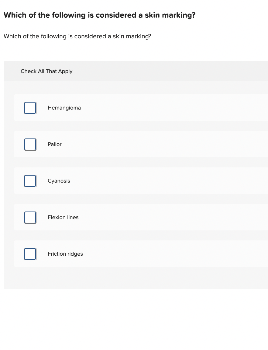 Solved Which of the following is considered a skin | Chegg.com