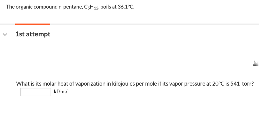 Solved At 20.0°C, the vapor pressure of ethanol is 45.0 | Chegg.com
