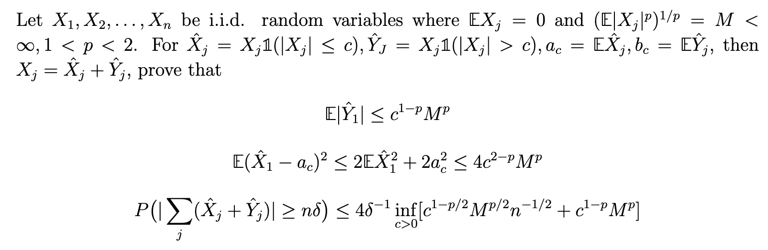 Let X1,X2,…,Xn be i.i.d. random variables where EXj=0 | Chegg.com