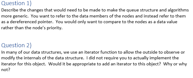 #include "queue.hpp" Queue::Queue() // constructor | Chegg.com