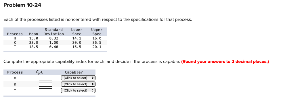 Solved Problem 10-24 Each of the processes listed is | Chegg.com