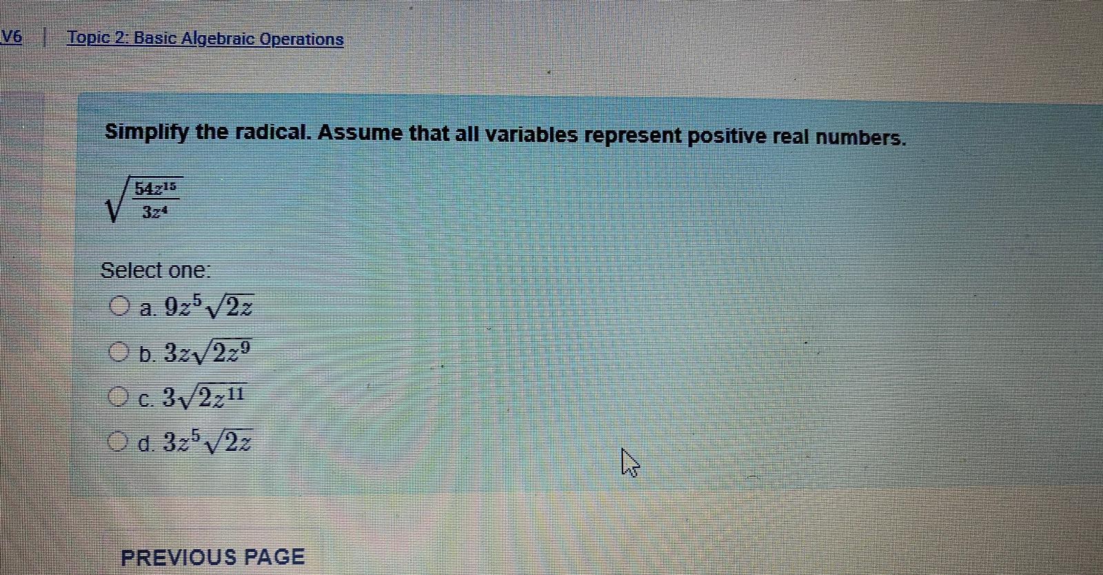 Solved Simplify the radical. Assume that all variables | Chegg.com