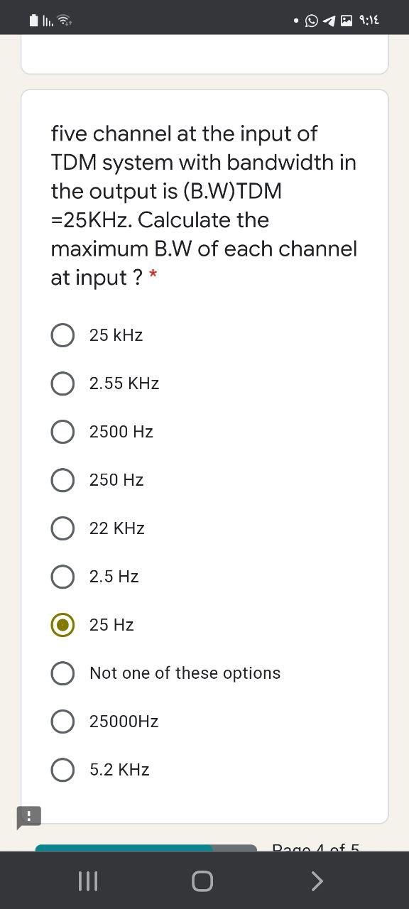 Solved lui. 19:1€ five channel at the input of TDM system | Chegg.com