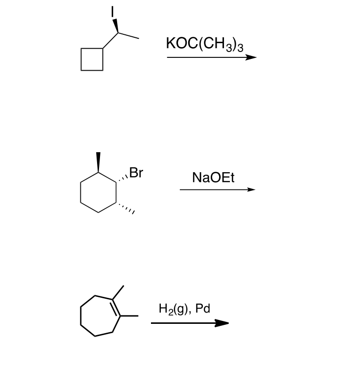 Solved Koc Ch3 3 Br Naoet A H2 G Pd