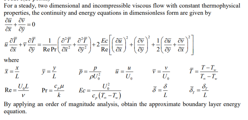 Solved + + + For a steady, two dimensional and | Chegg.com