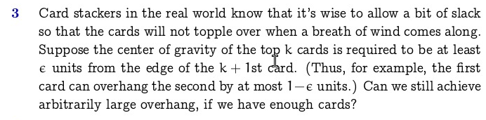 Solved 3 Card stackers in the real world know that it's wise | Chegg.com