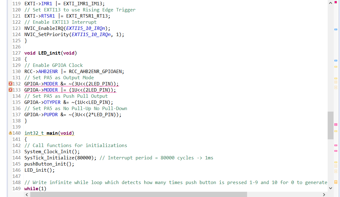 Solved There are still errors in my code, please correct the | Chegg.com